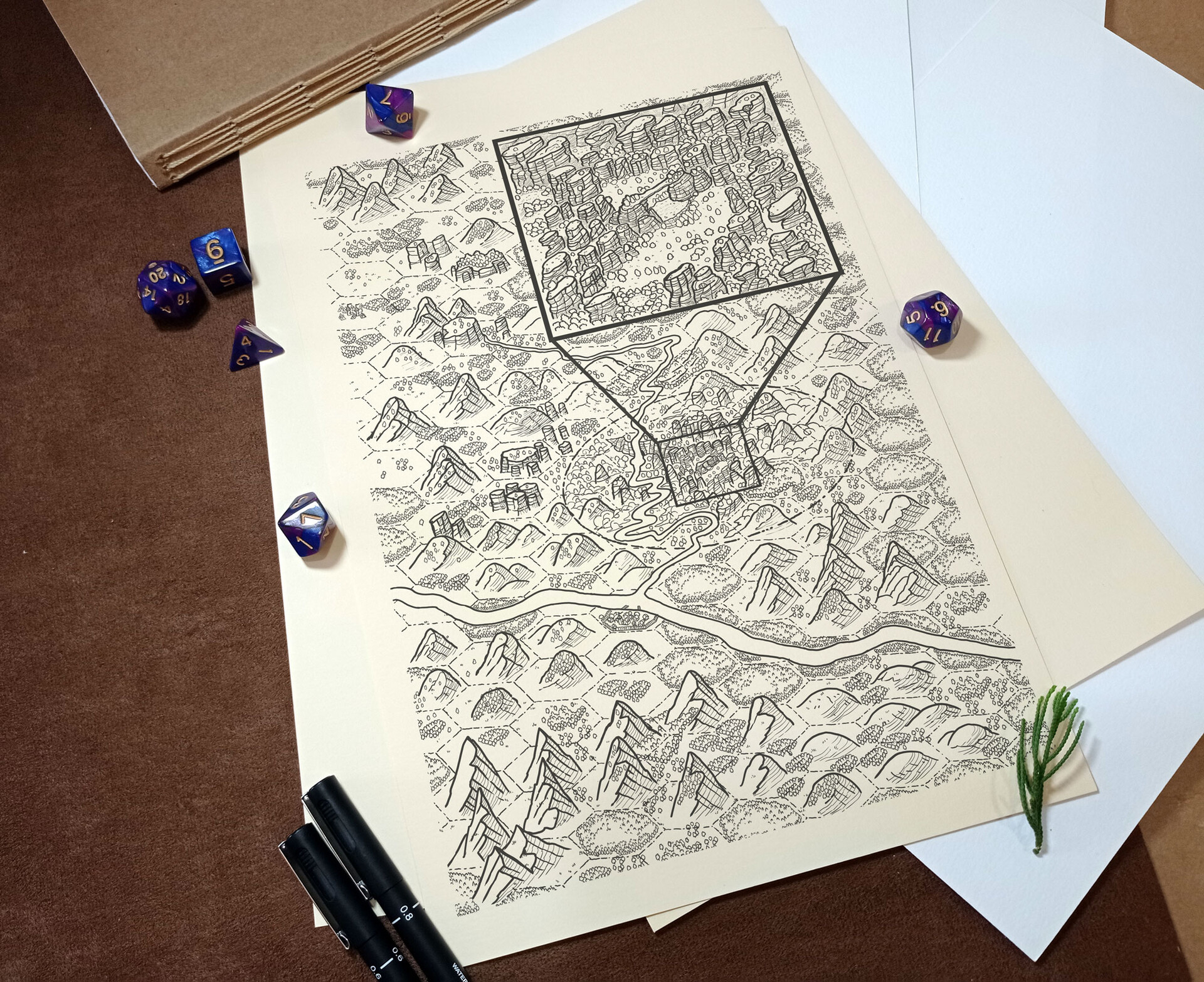 ArtStation - Green Dragon Lair - Map Commission