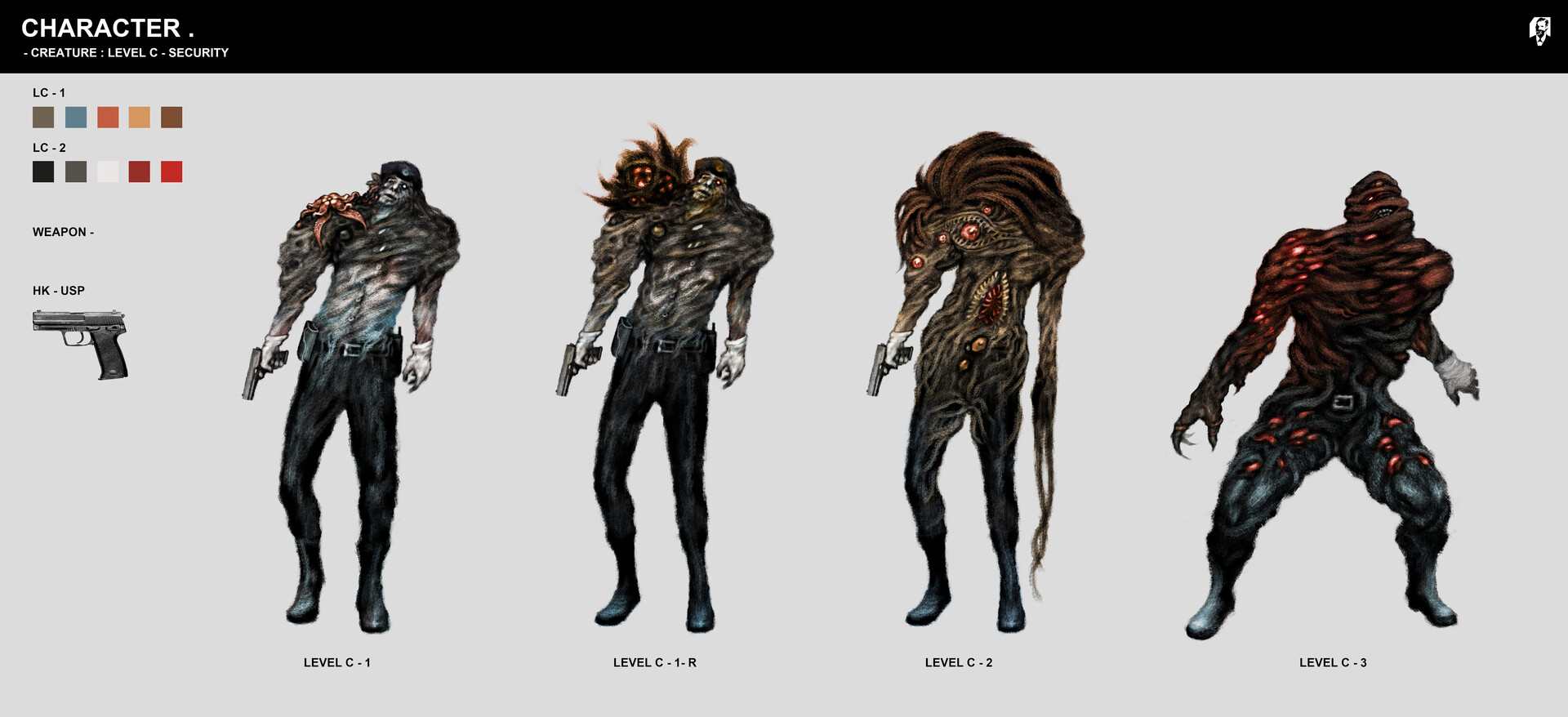 ArtStation - The police zombie character design