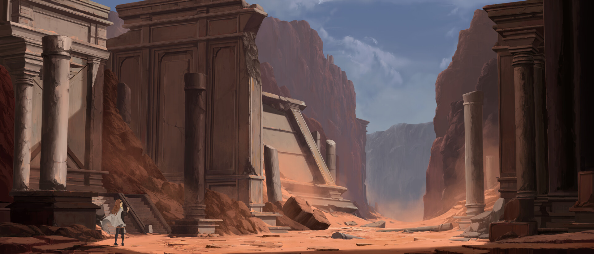 ArtStation - Desert ruins