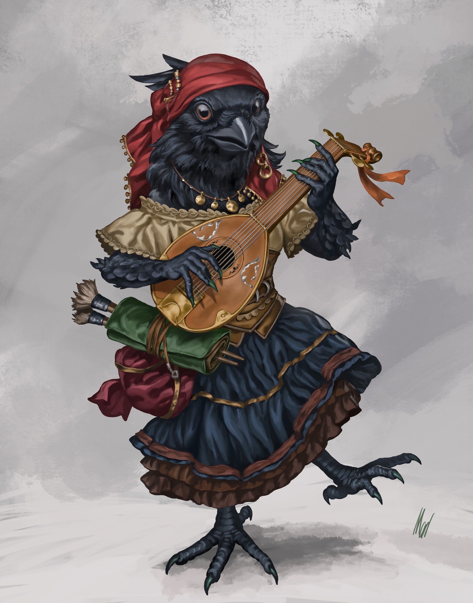 ArtStation - Bard character concept