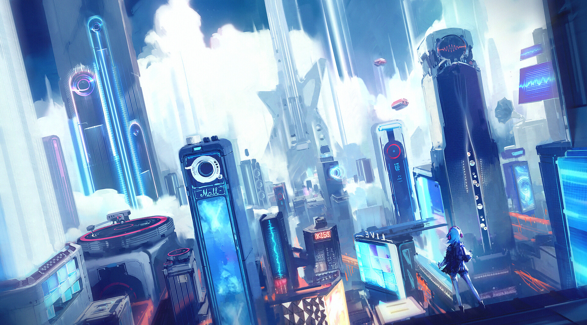 ArtStation - future music city