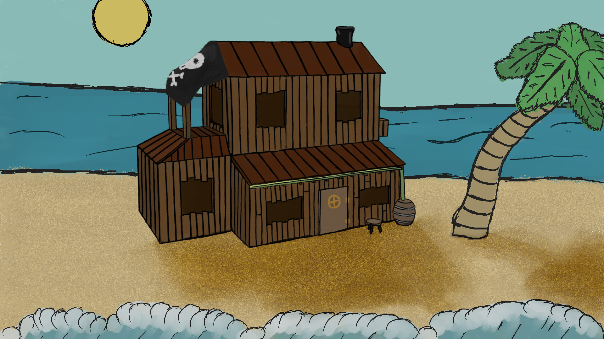 ArtStation - Pirate Shack