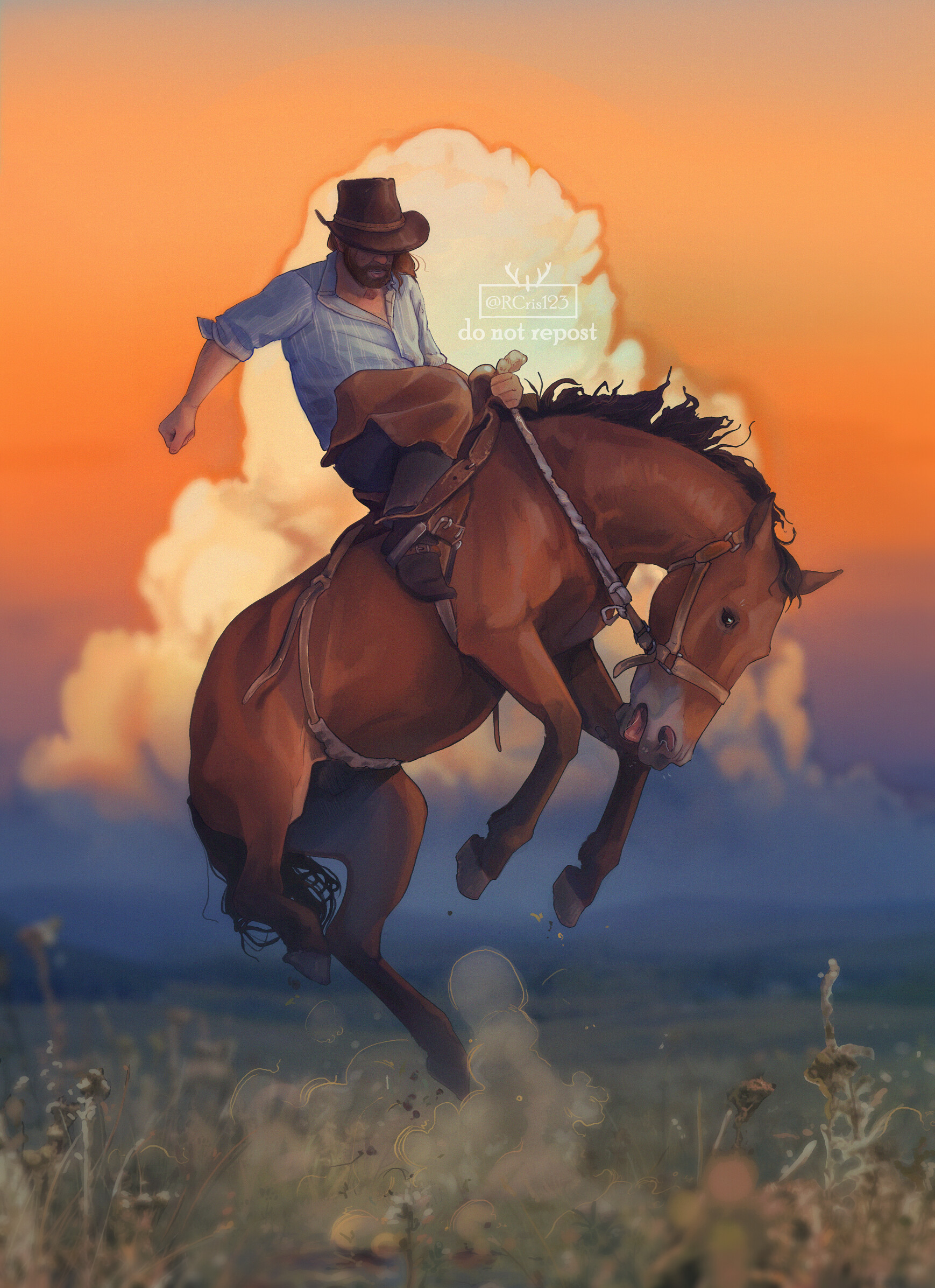 ArtStation - Bucking Bronco