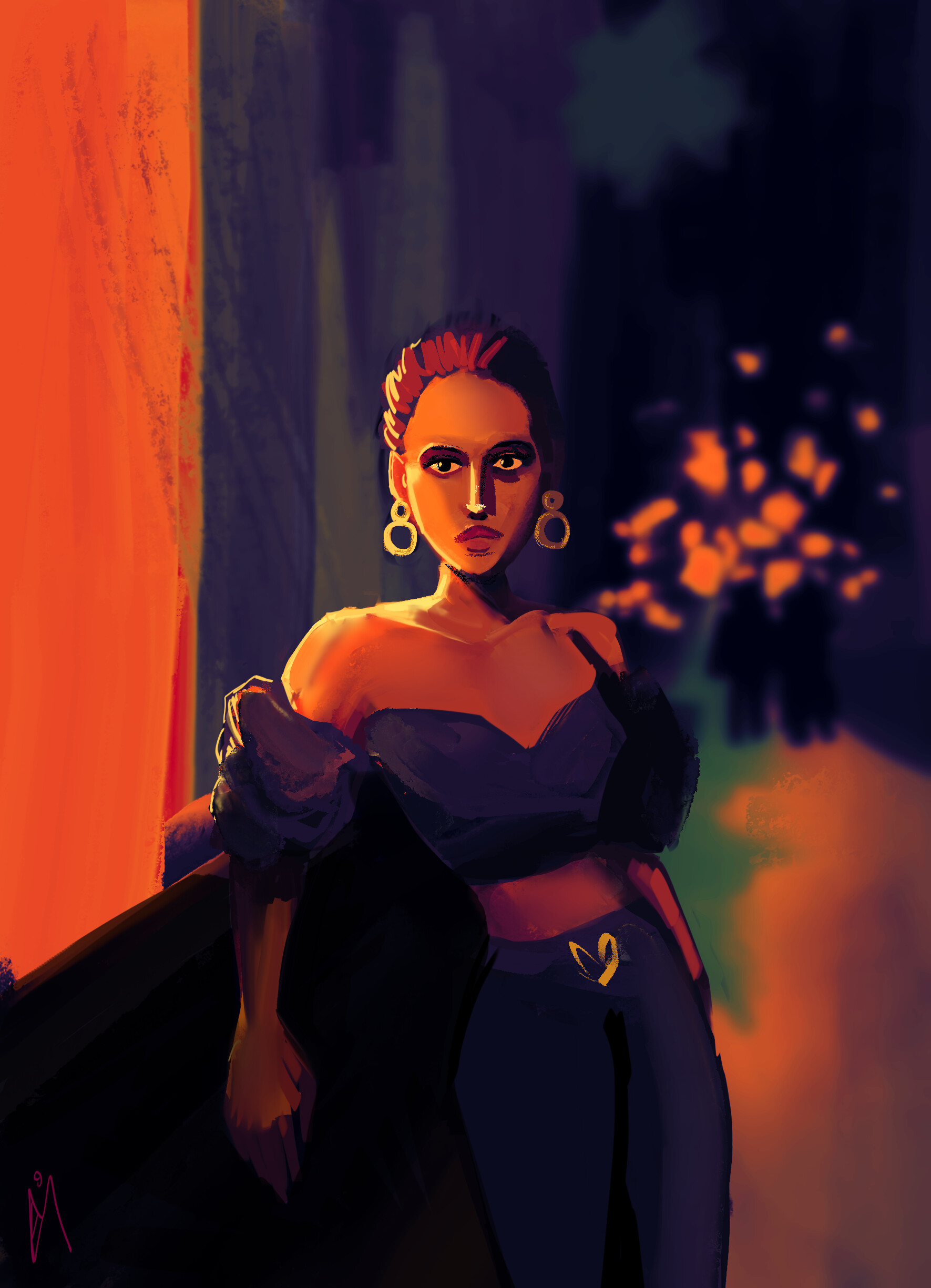 ArtStation - playing with brushes and colors