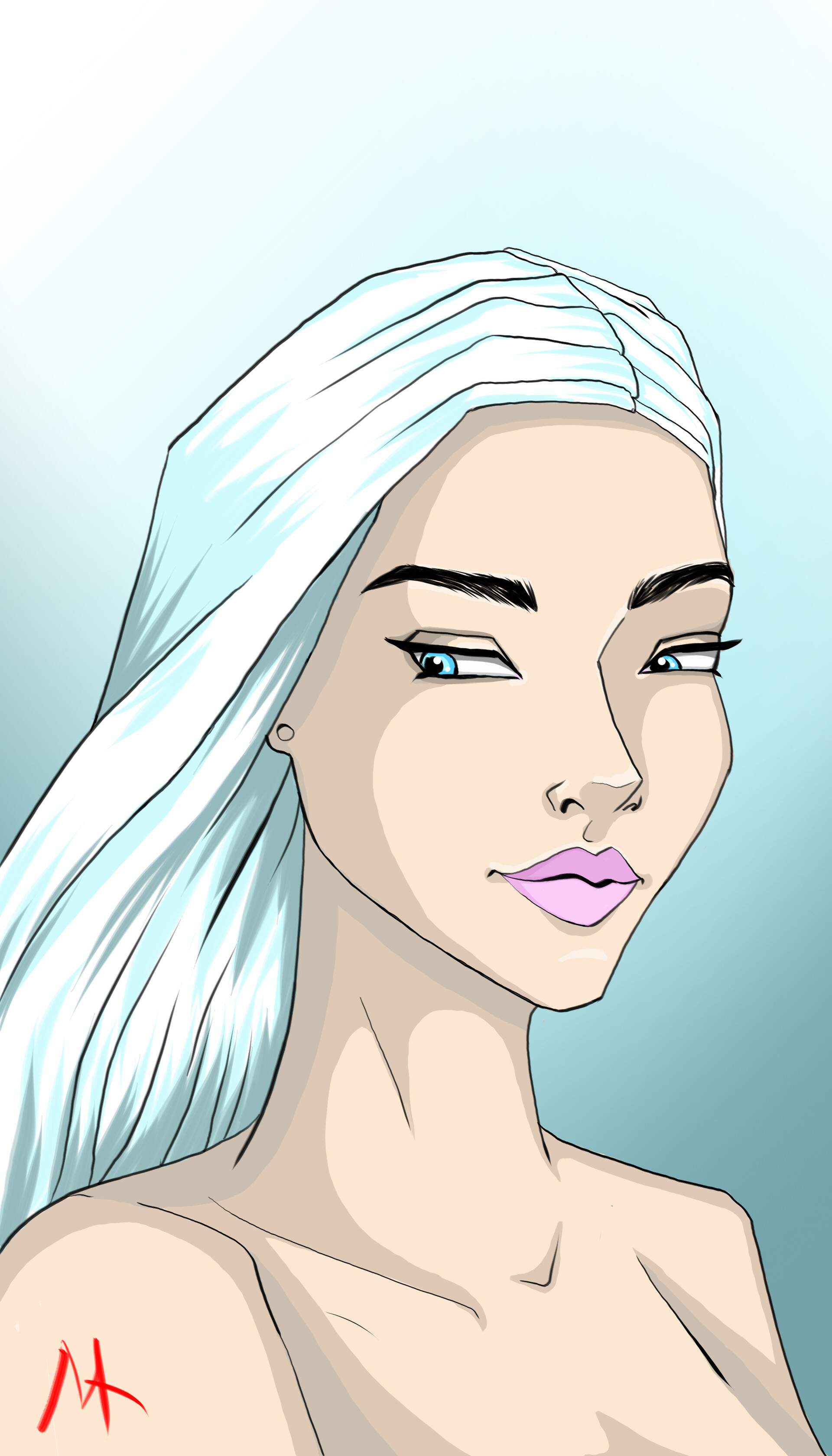 ArtStation - Ice Lady