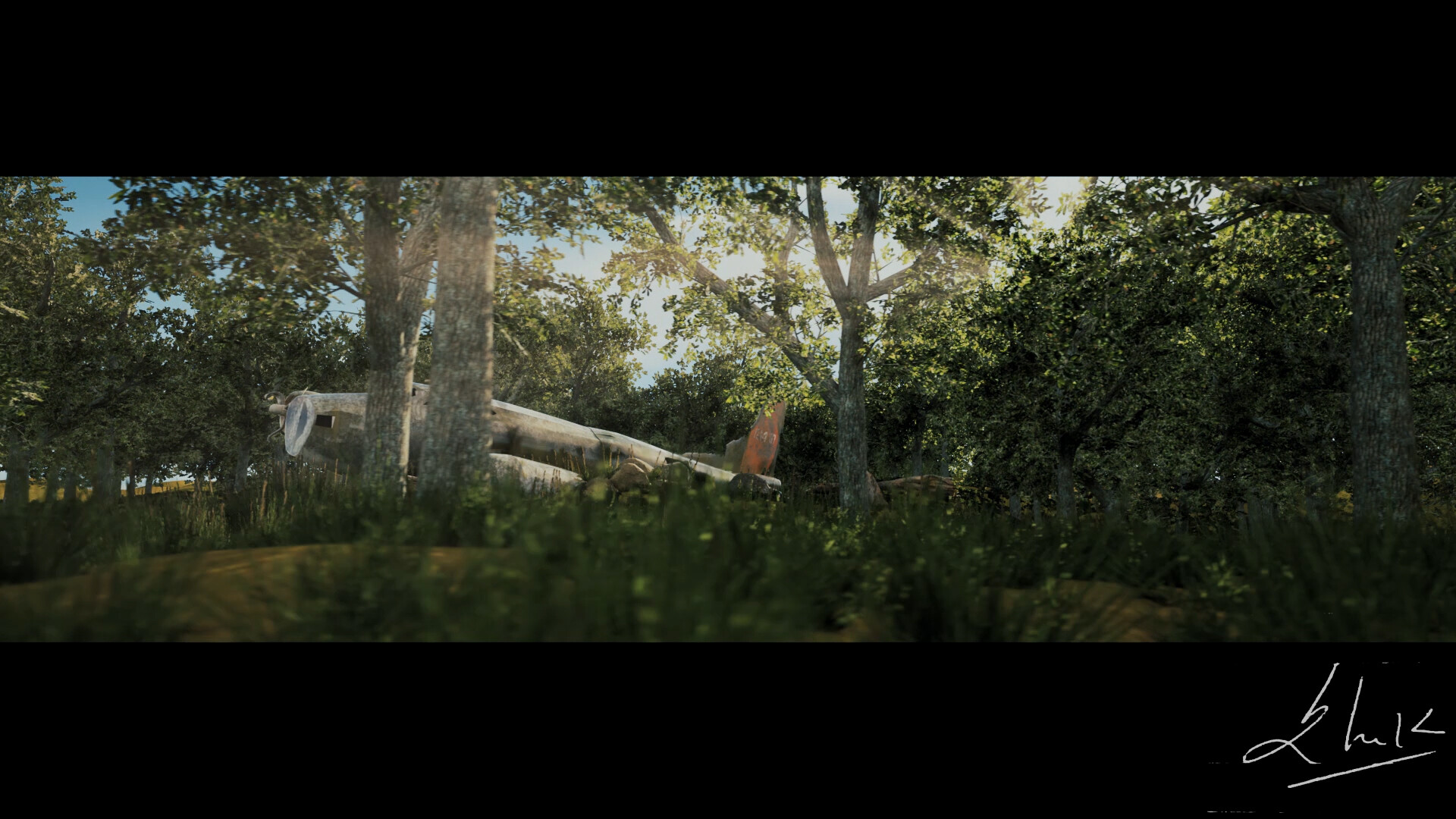 ArtStation - Crashed Bomber