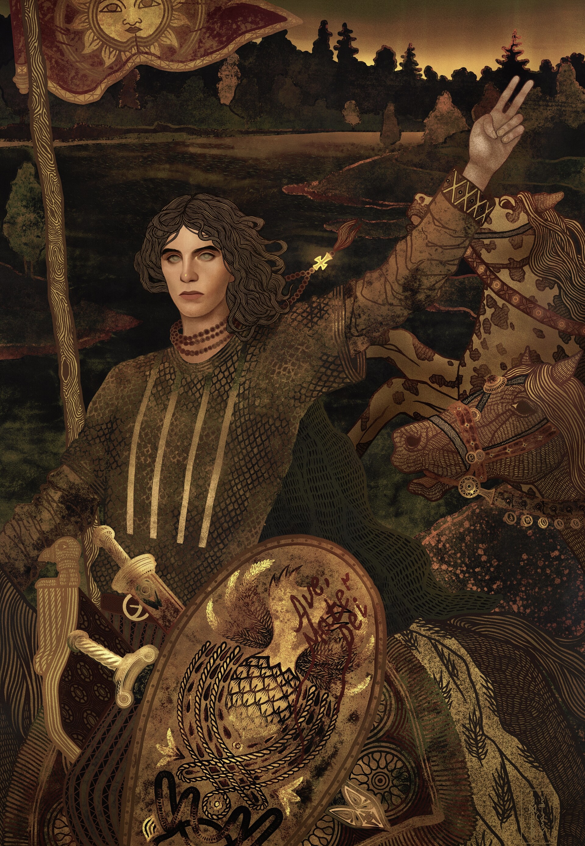 ArtStation - «The Poor Knight»