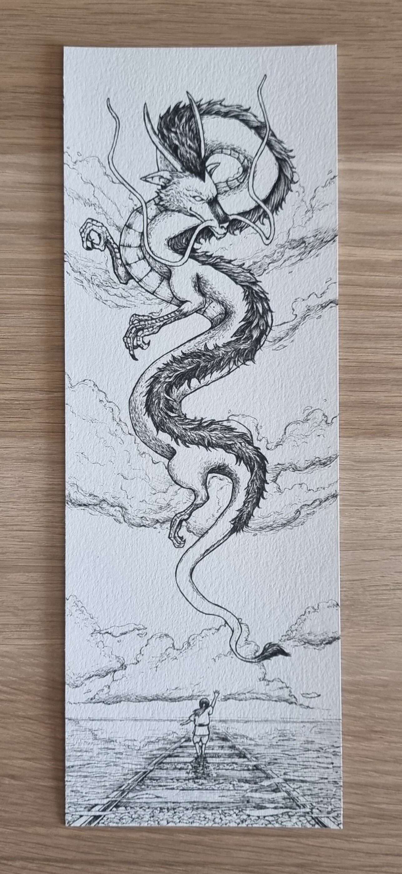 how to draw haku dragon