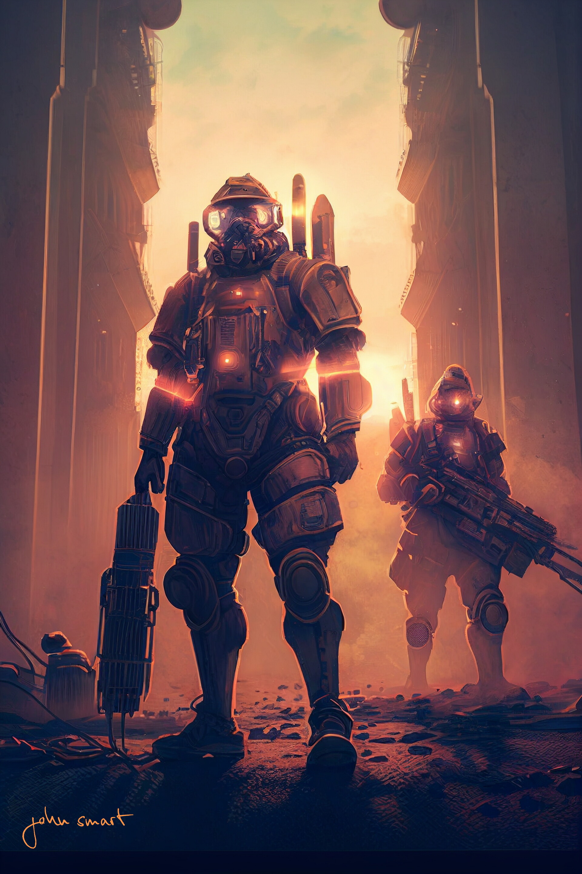 ArtStation - one of a hundred millions, john smart, midjourney_ai 2022