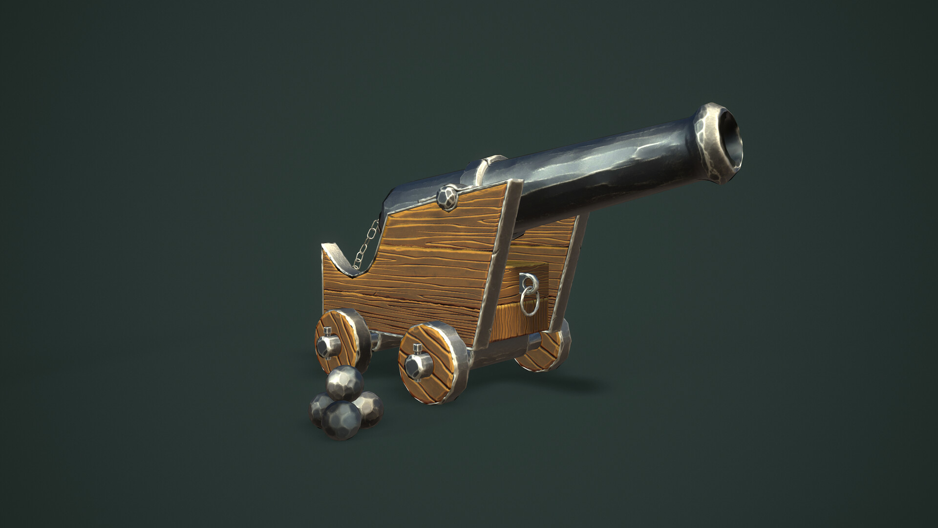 ArtStation - Stylized Cannon