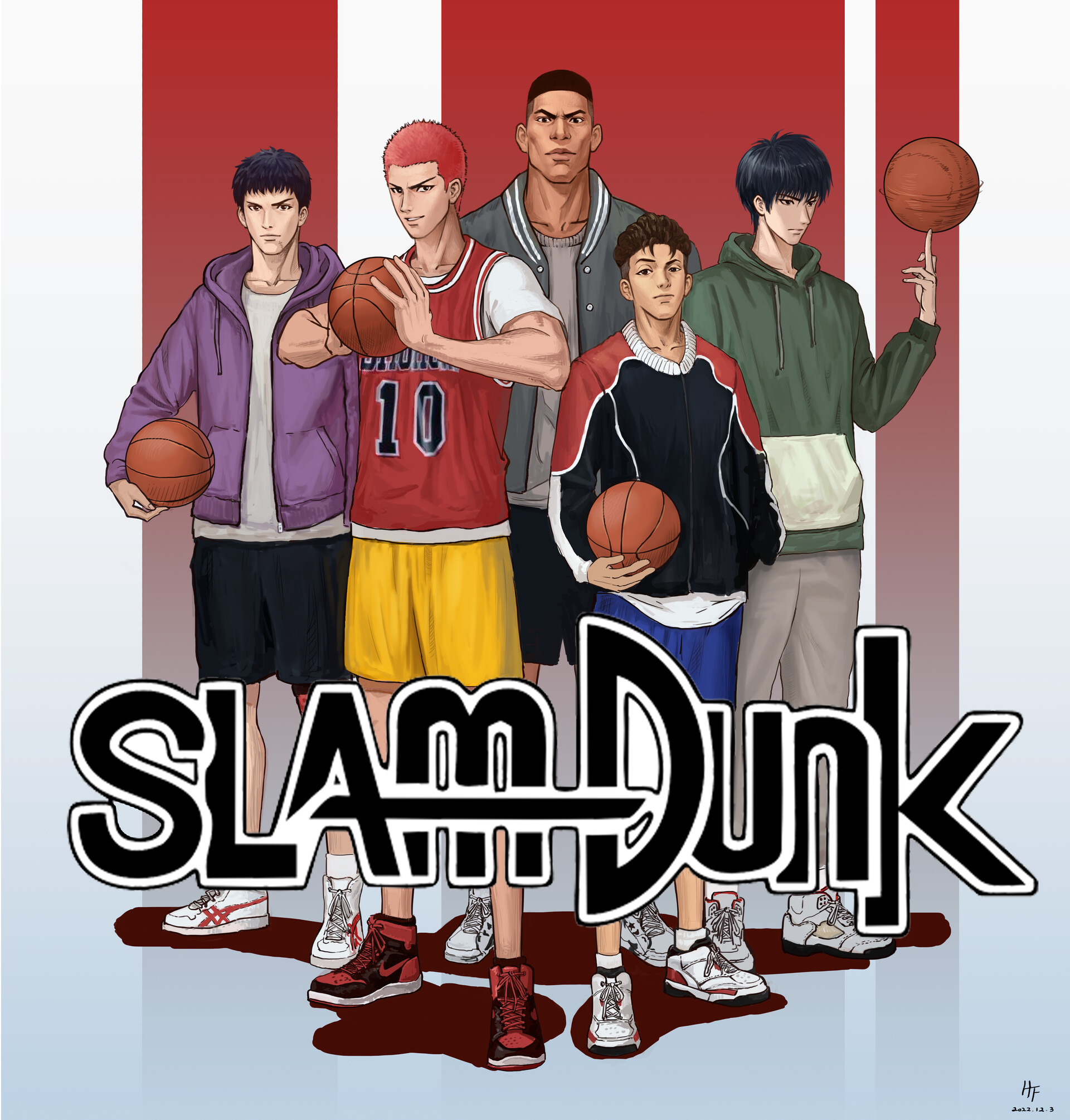 ArtStation - 《SLAM DUNK》致敬我的青春