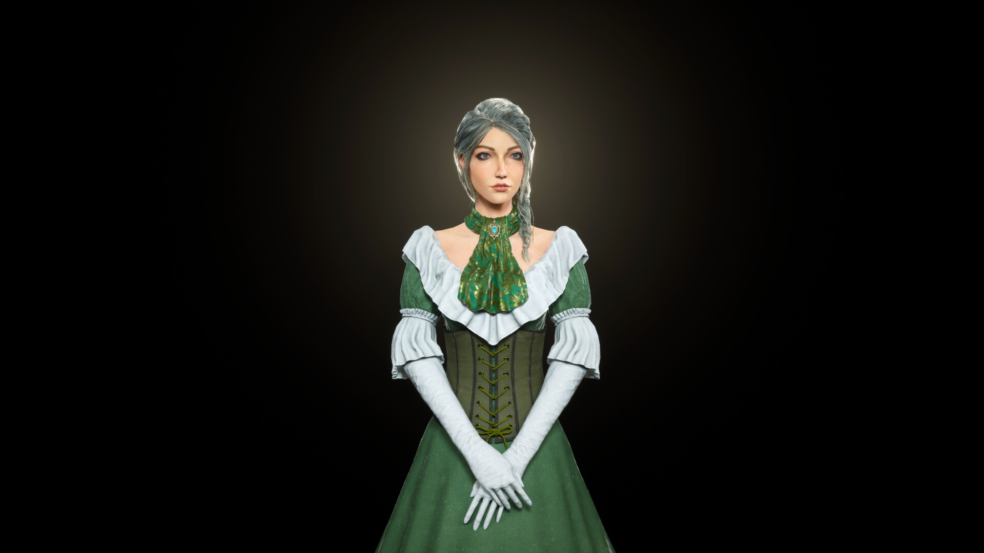 ArtStation - Real-time guild receptionist character