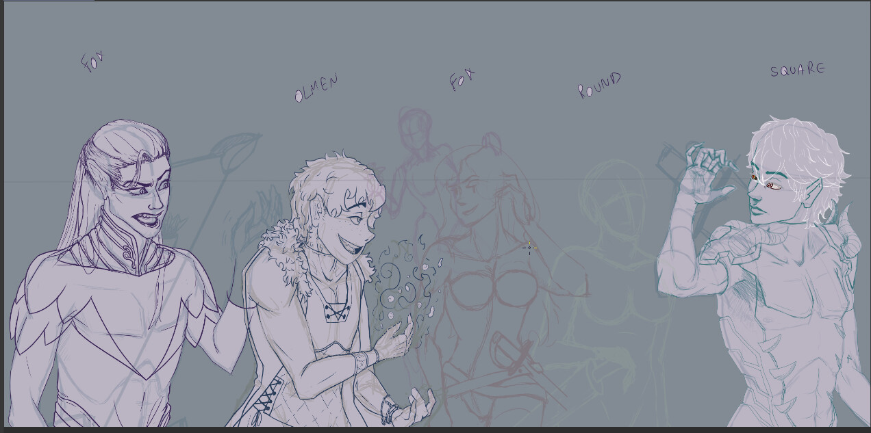 Ryn Trinity - The Six Heroes - Long-term Commission