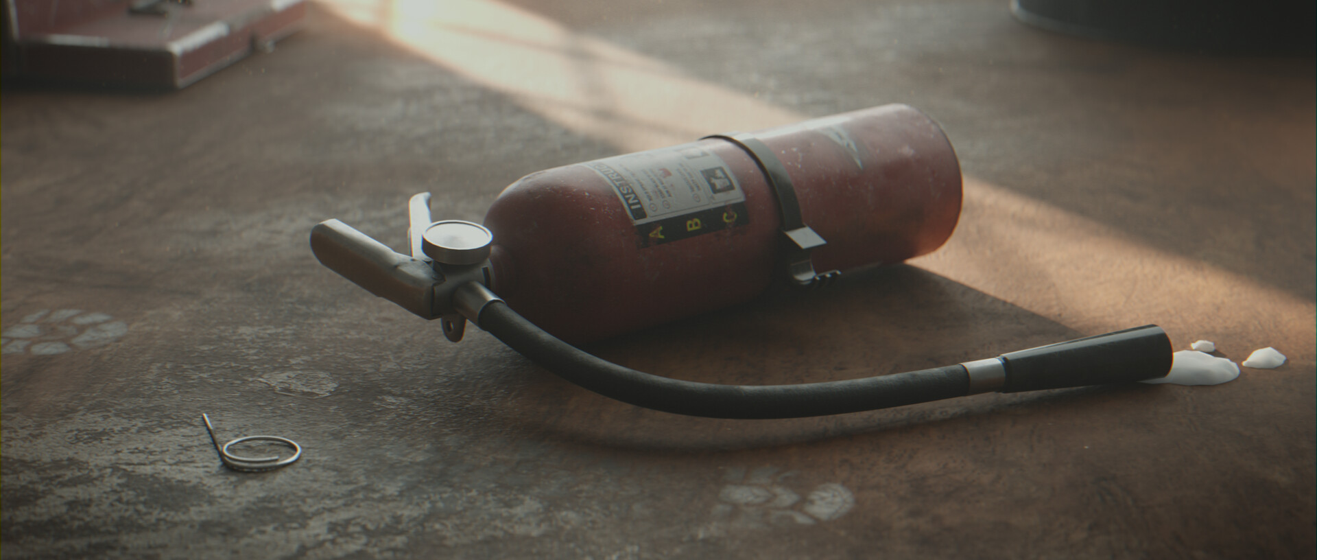 ArtStation - Cinematic Render - Fire Extinguisher