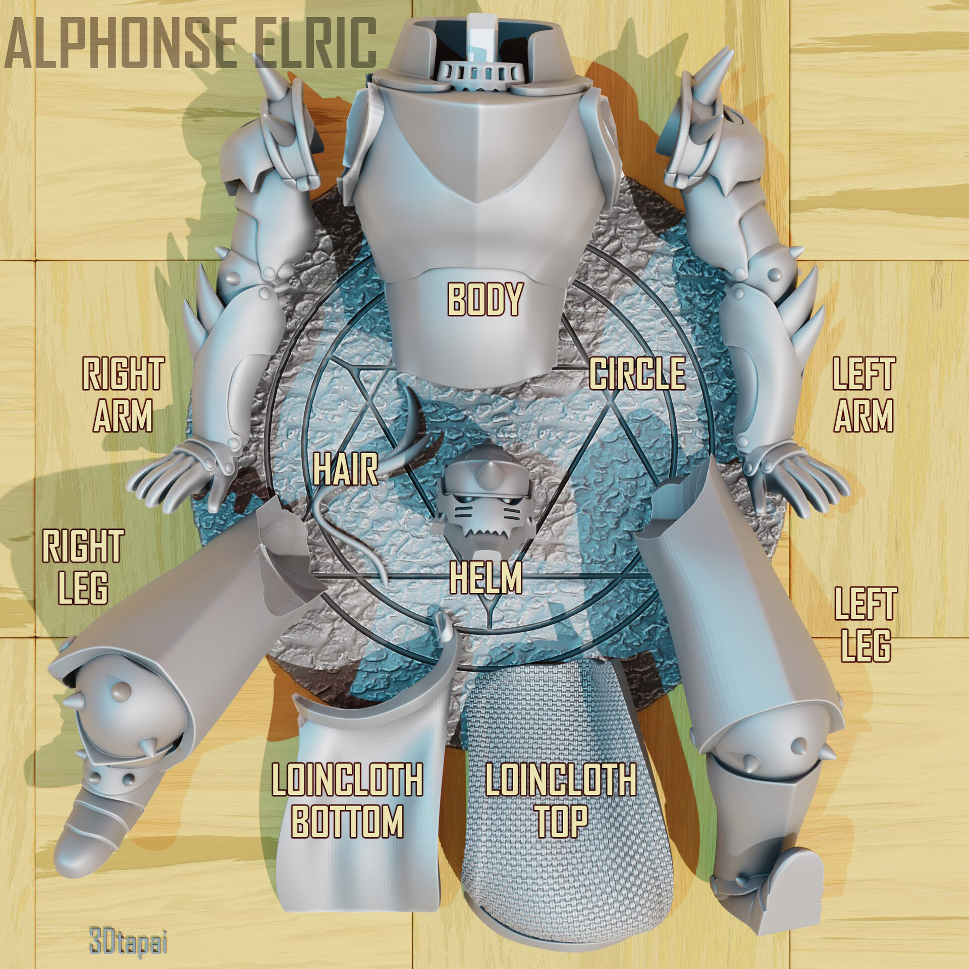 Pitta - Elric Alphonse armor - Full metal alchemist