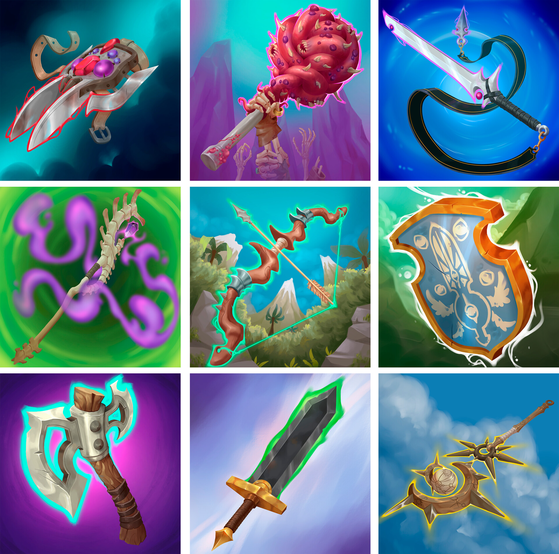 ArtStation - Weapon Painting