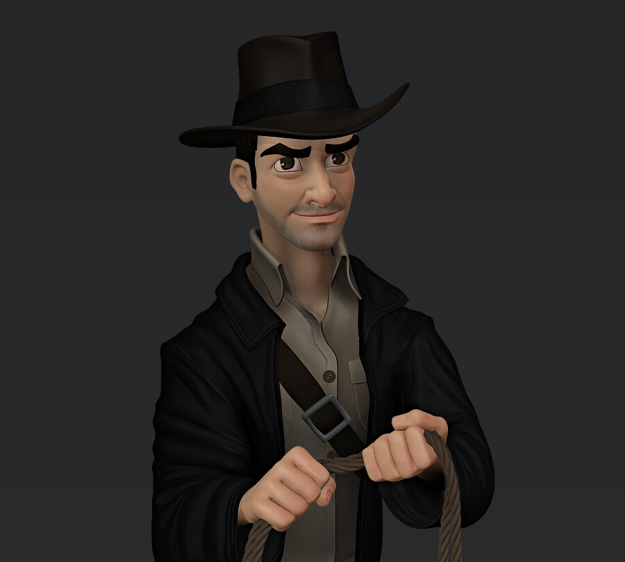 ArtStation - Indiana jones (WIP)