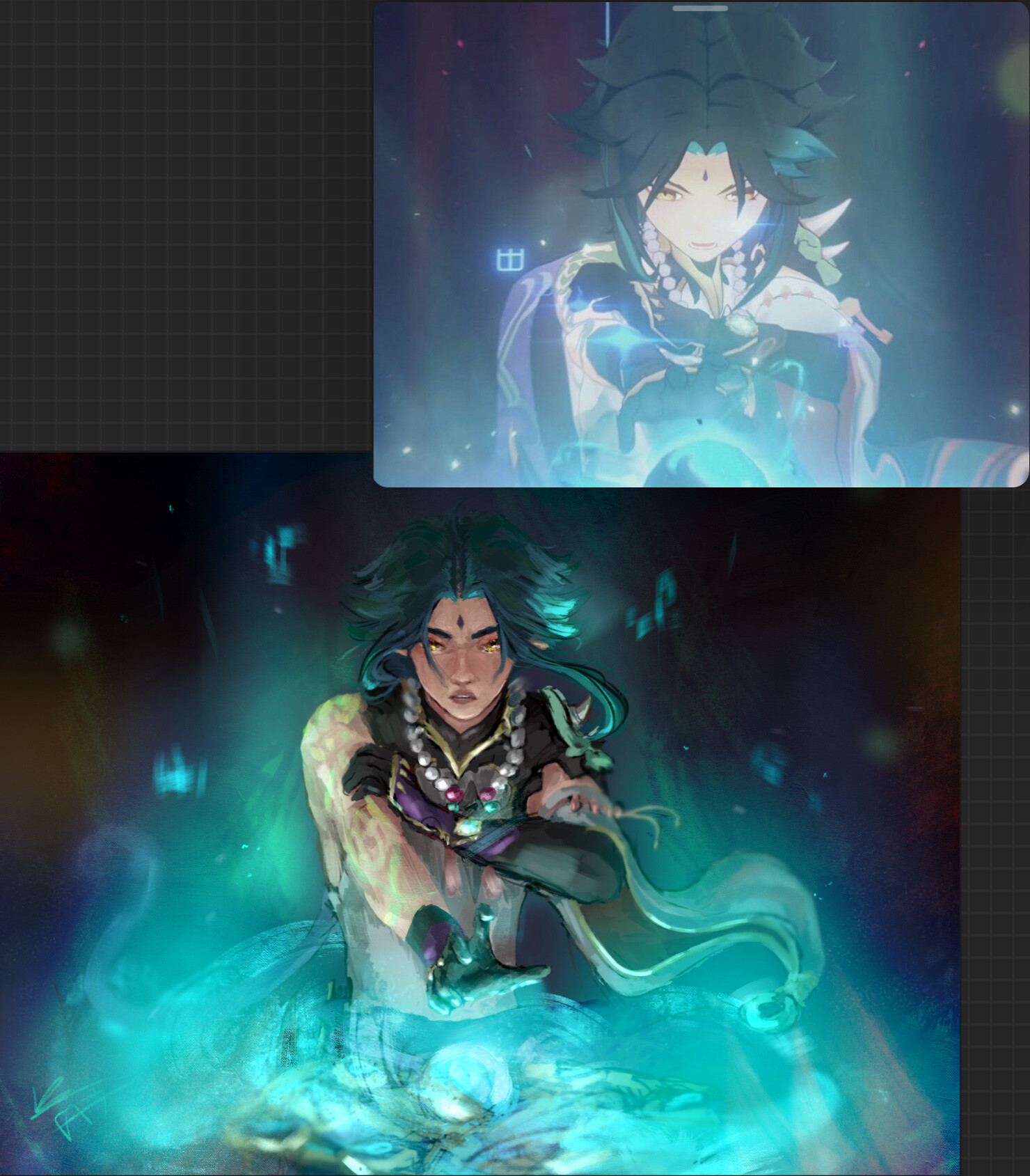 Kit Lee - Xiao - Genshin Impact Fan art (07/06/2022)