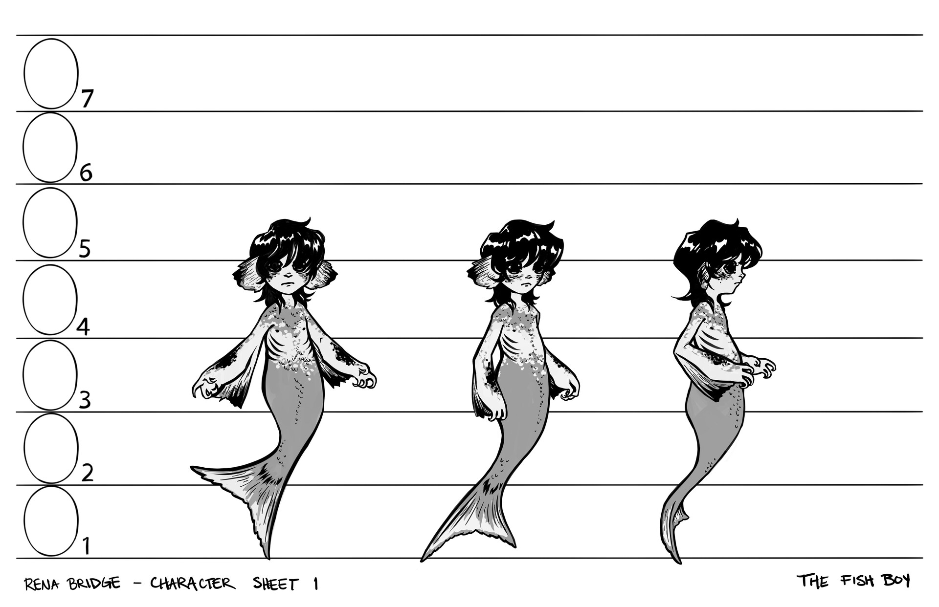 ArtStation - Fish Boy