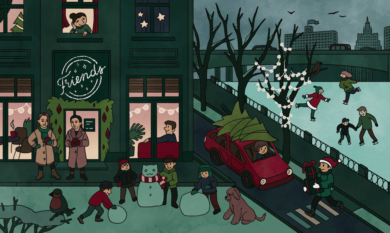 ArtStation - NY box illustrations