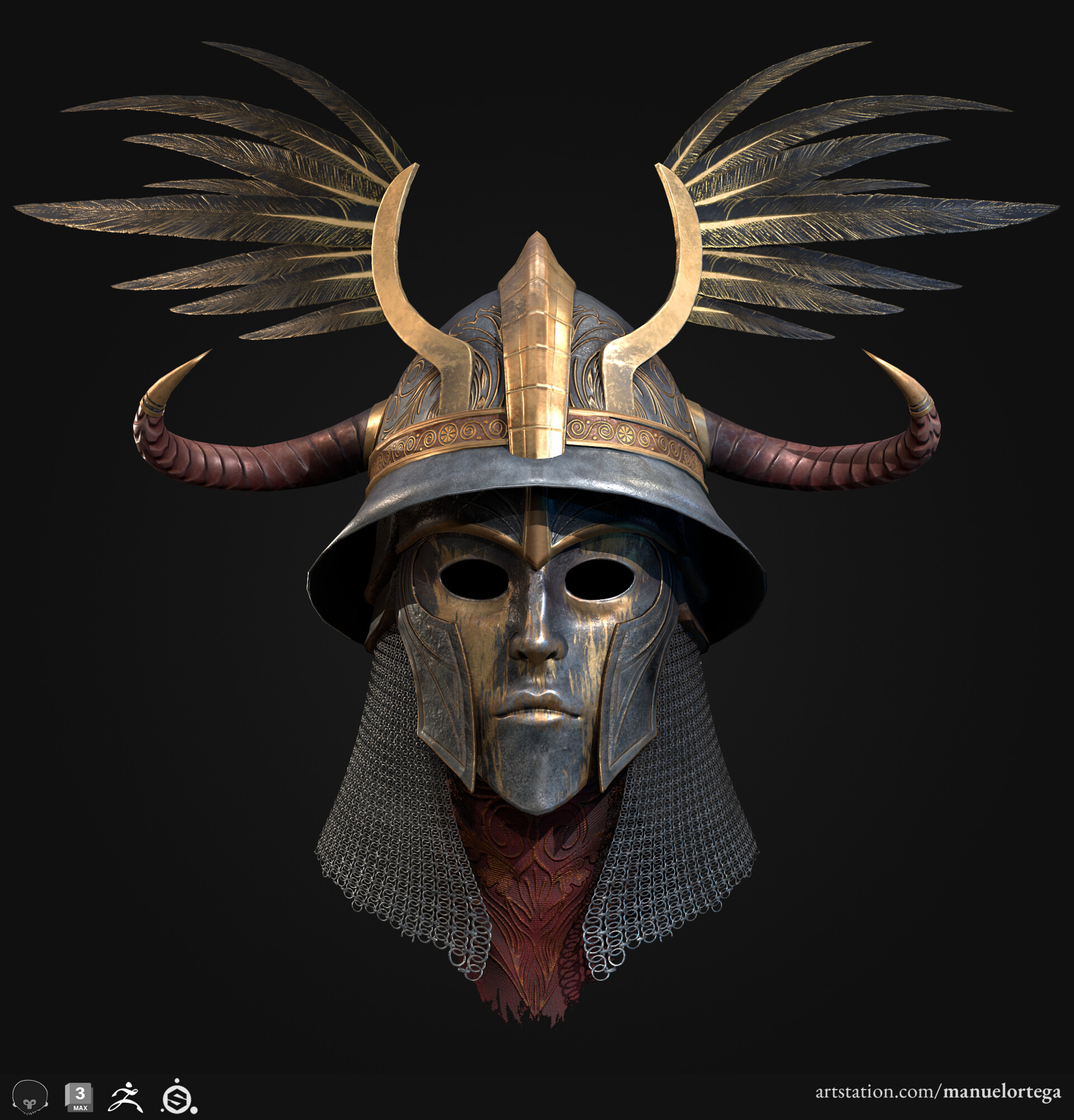 Manuel Ortega - Valkyrie Helmet