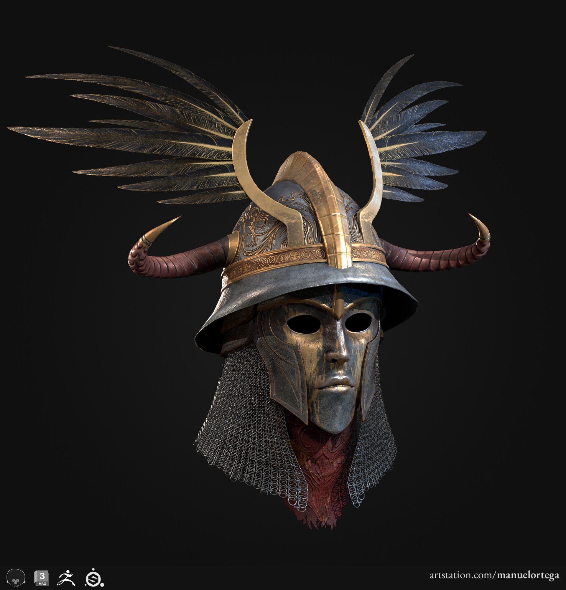 Manuel Ortega - Valkyrie Helmet