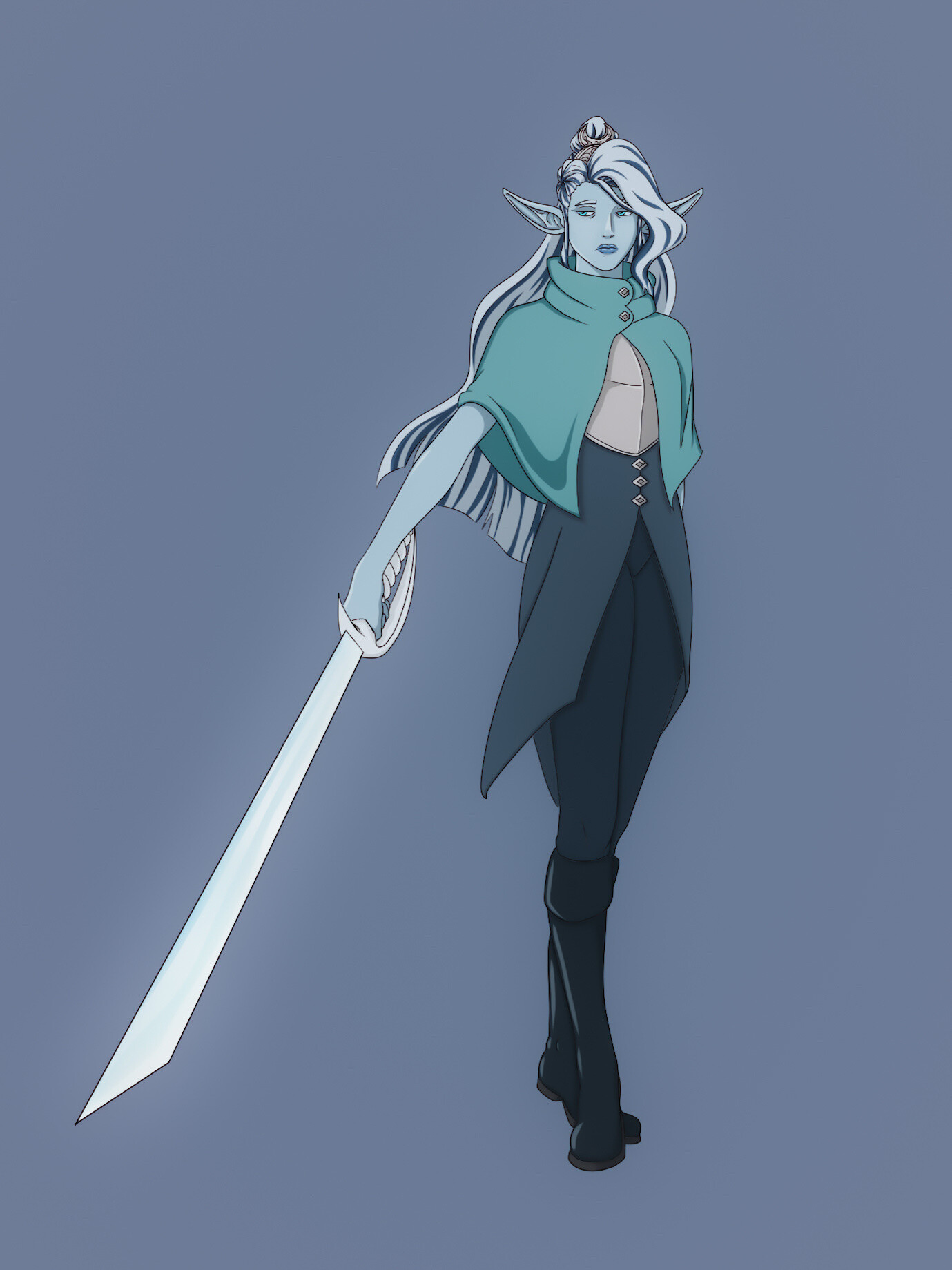 ArtStation - My friend’s Eladrin for an upcoming campaign