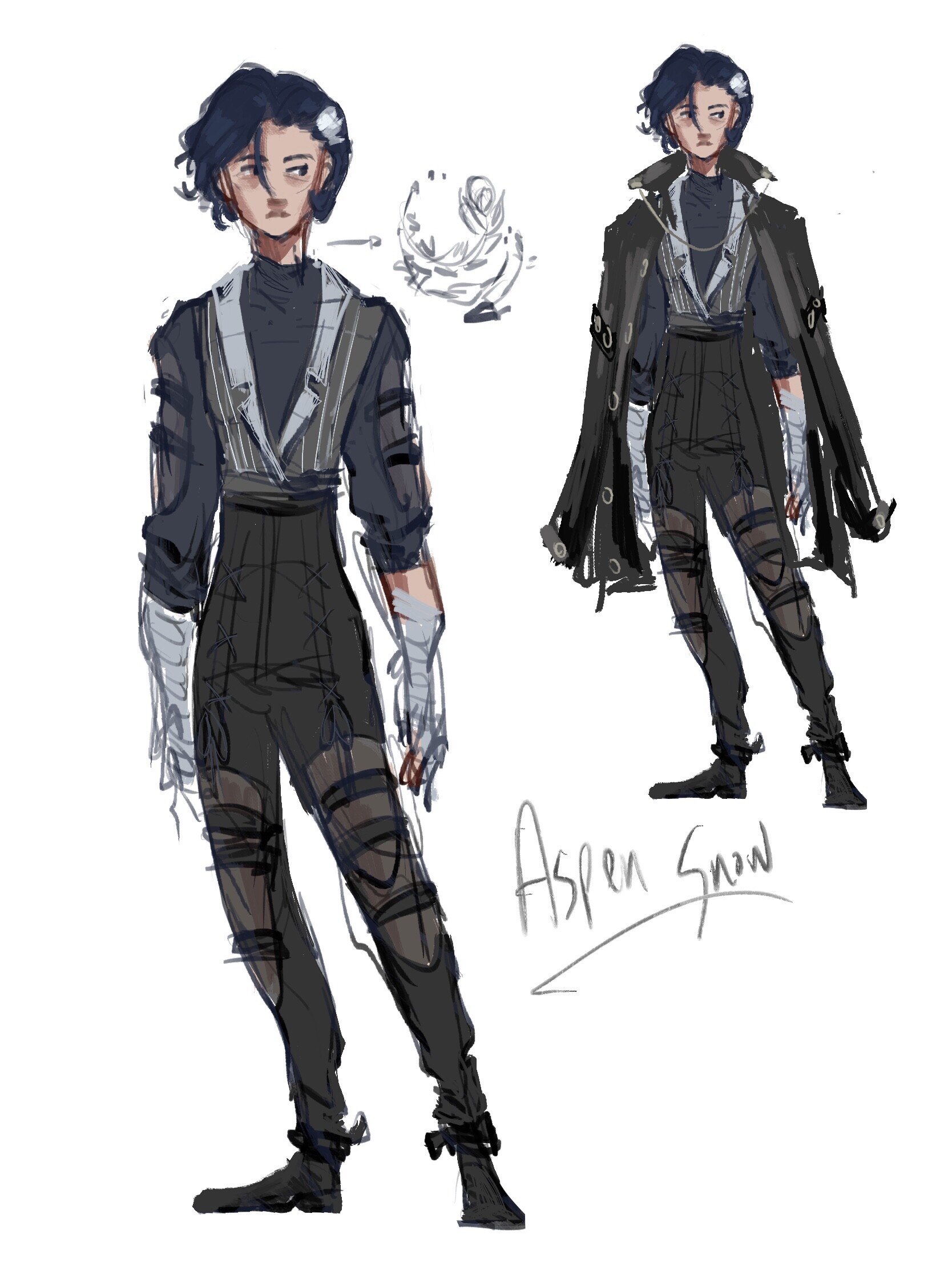 ArtStation - Original characters, character design process