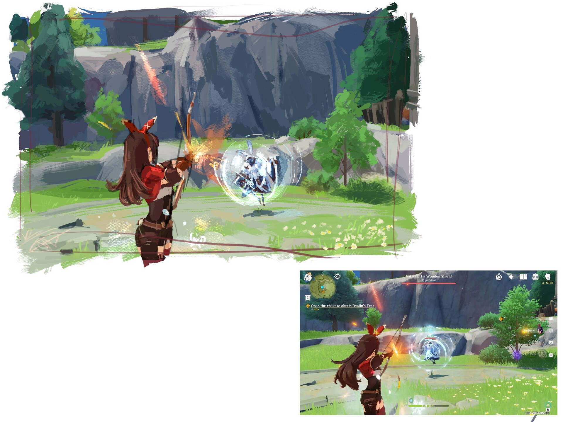 ArtStation - Environment, character studies (Genshin Impact)