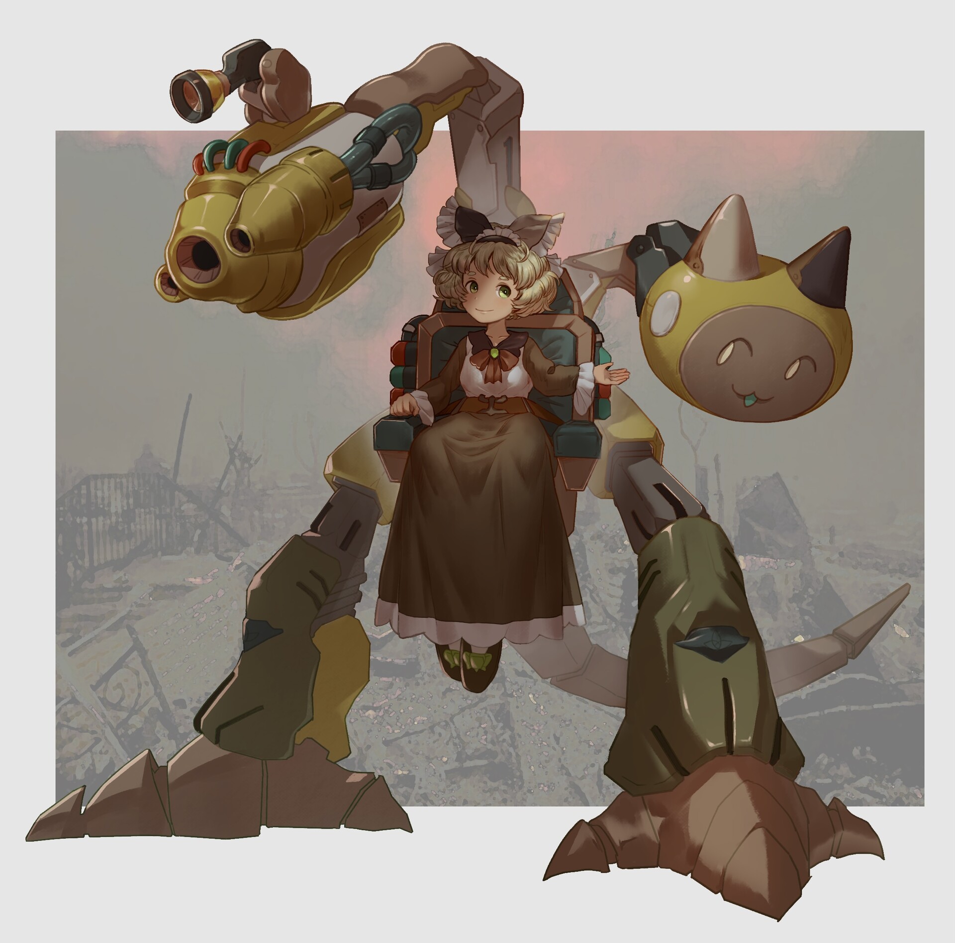 ArtStation - Cat Machine Girl