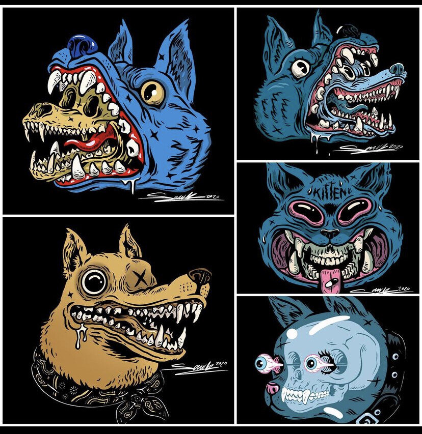 ArtStation - "Wild" Sticker Design Concept