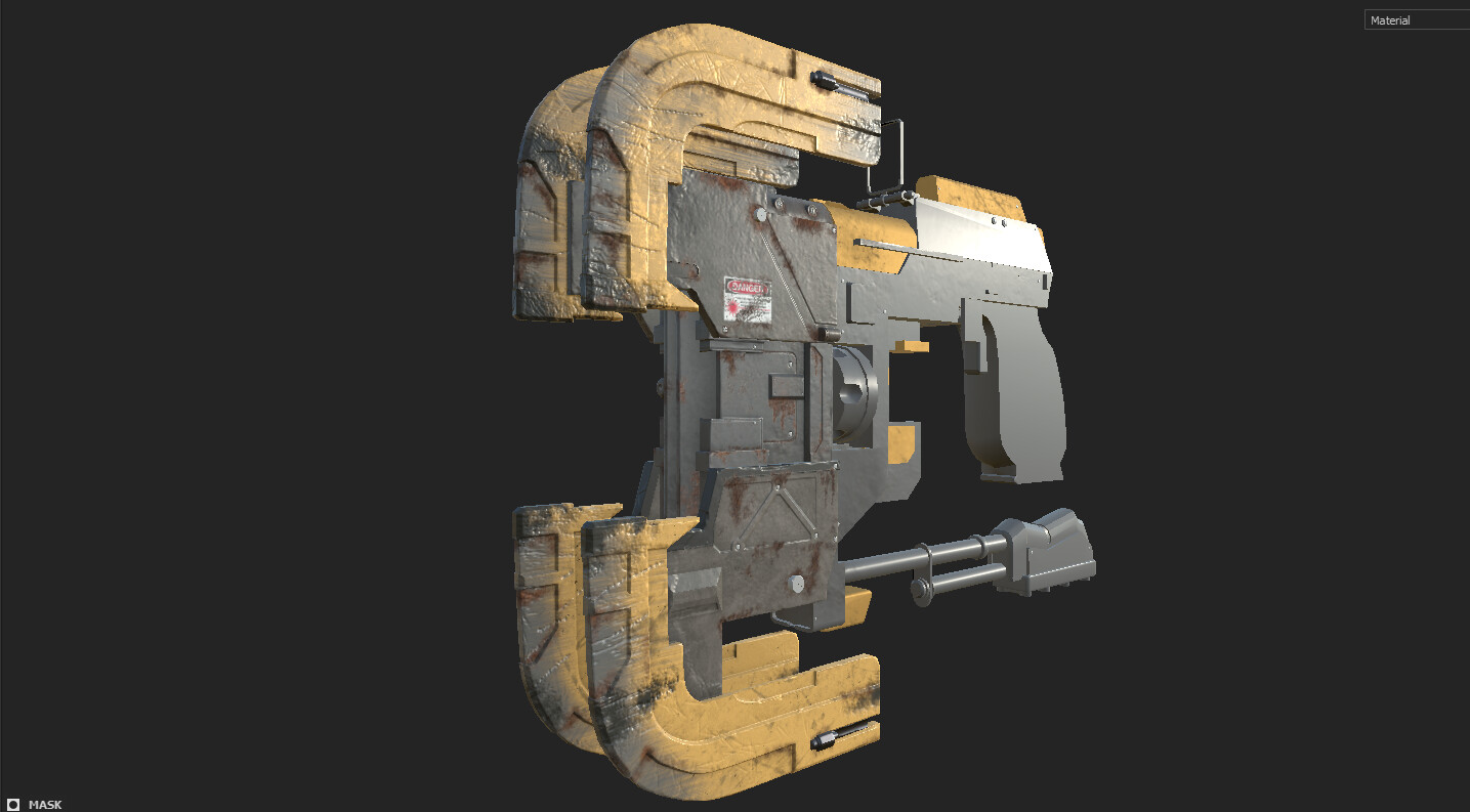 ArtStation - WIP Plasma Cutter
