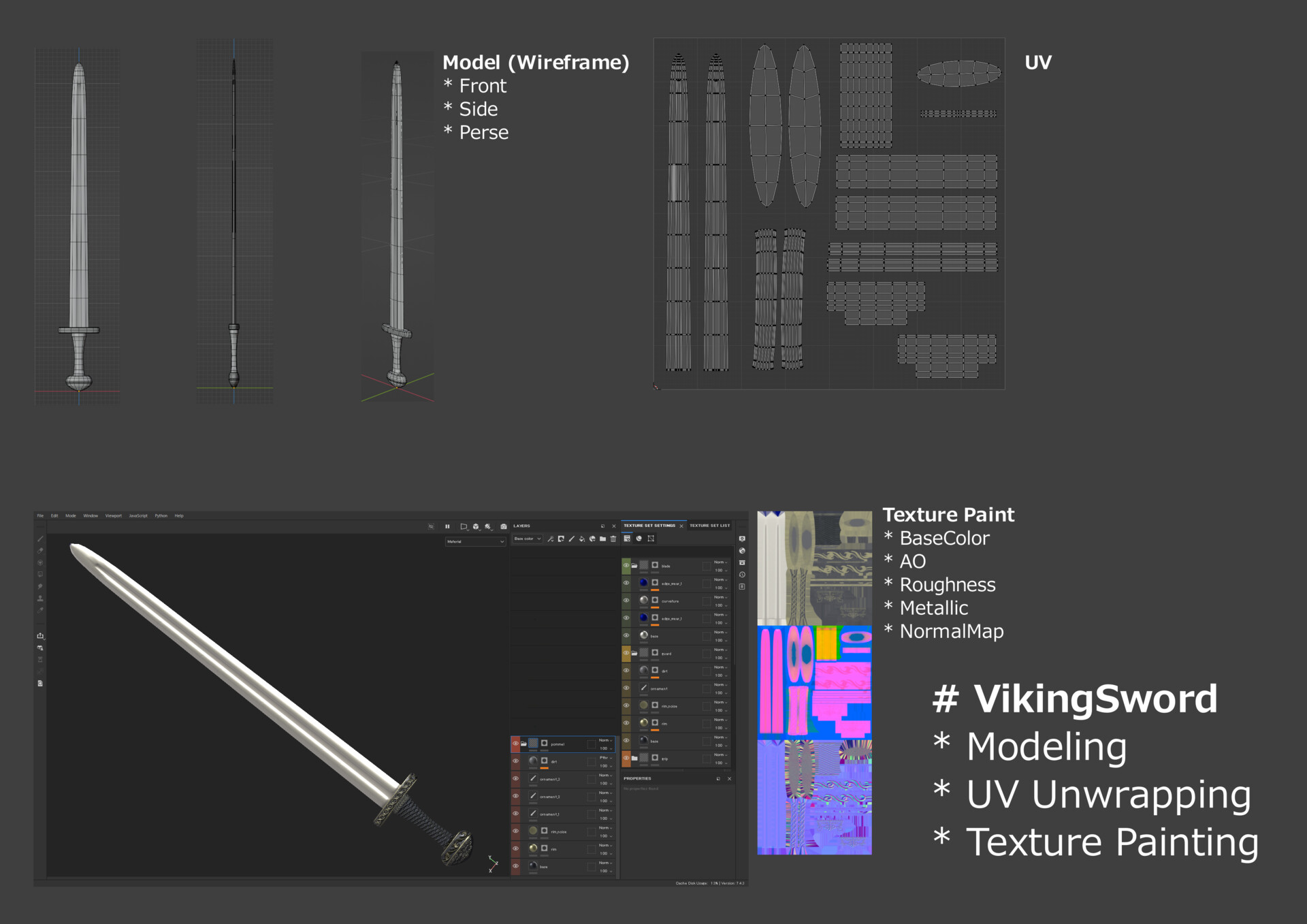 k_miya - Medieval Style Swords (For Sale on Unreal Engine Marketplace)