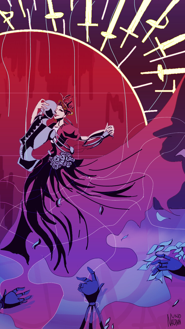 ArtStation - The Red Lady, Character Concept