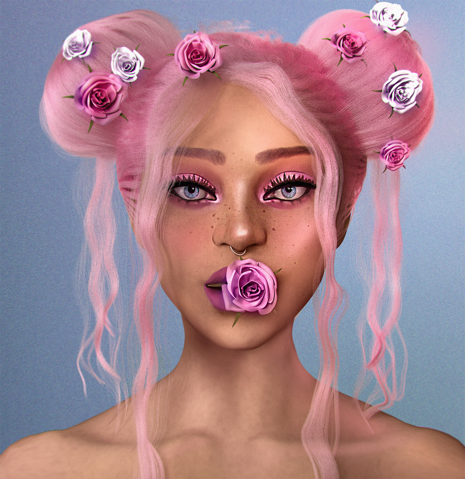 ArtStation - Flower Girl