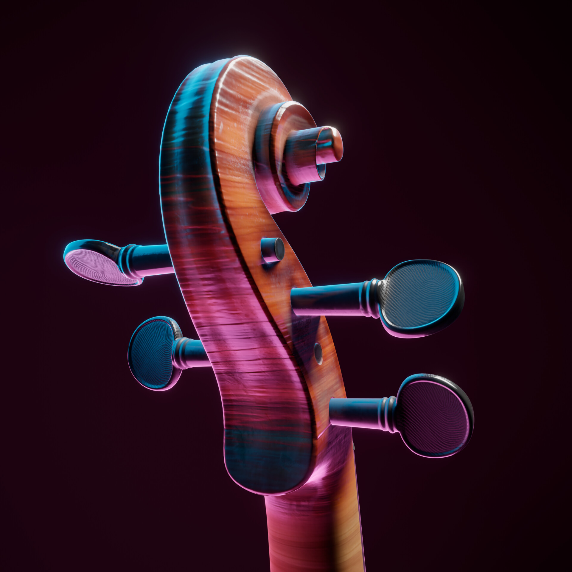 ArtStation - Violin Texturing