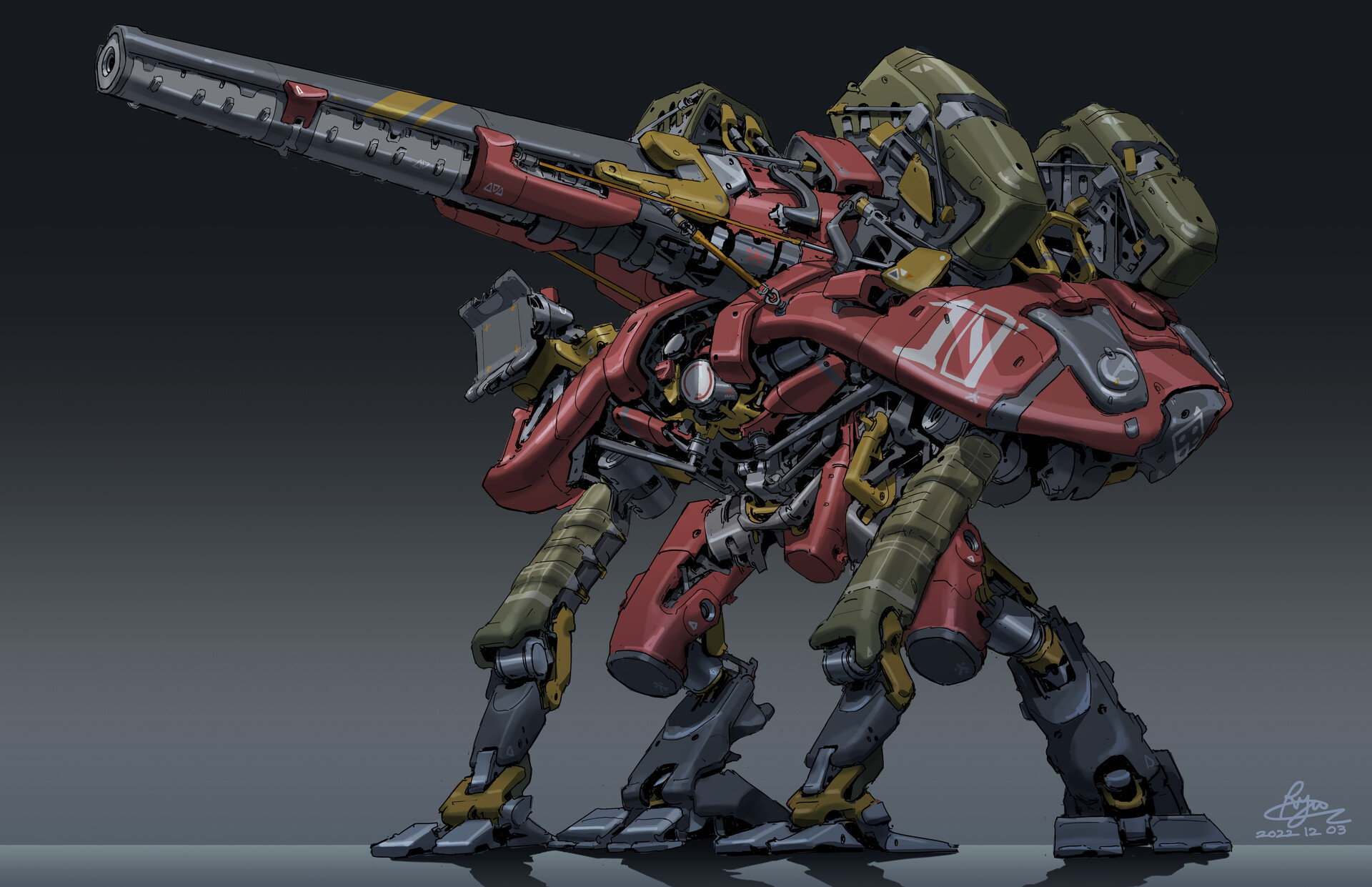 ArtStation - Artillery Walker