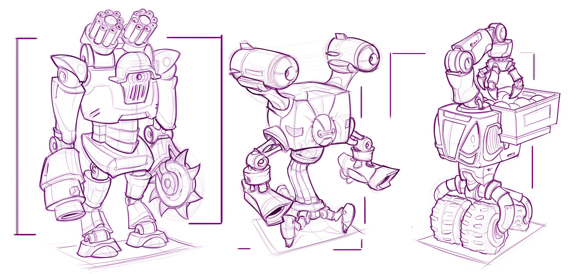 ArtStation - robots!