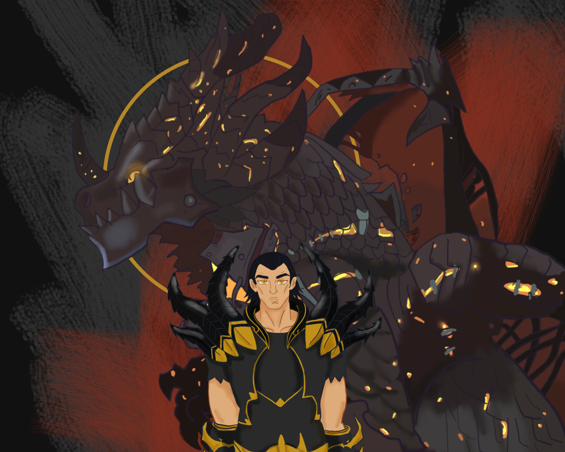 ArtStation - Neltharion, the Earth-Warder / Deathwing, the Destroyer