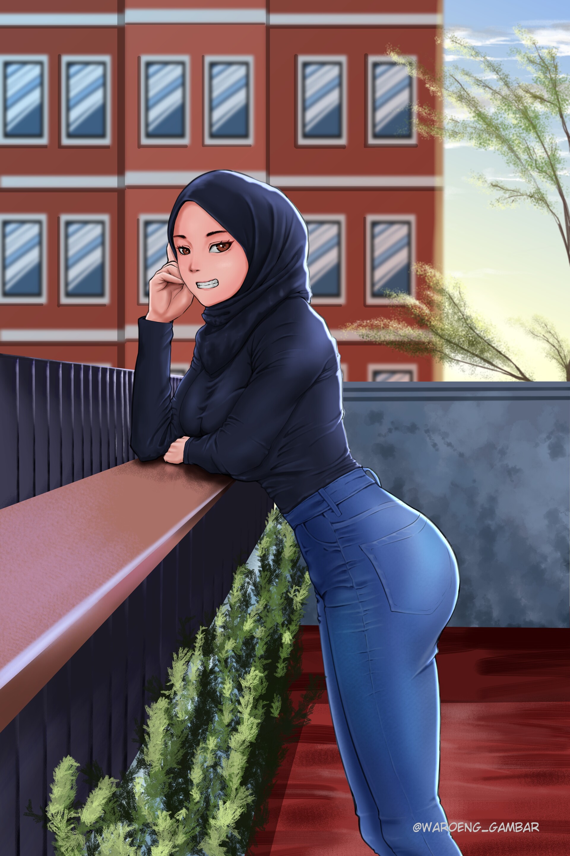 ArtStation - Morning Rofttop