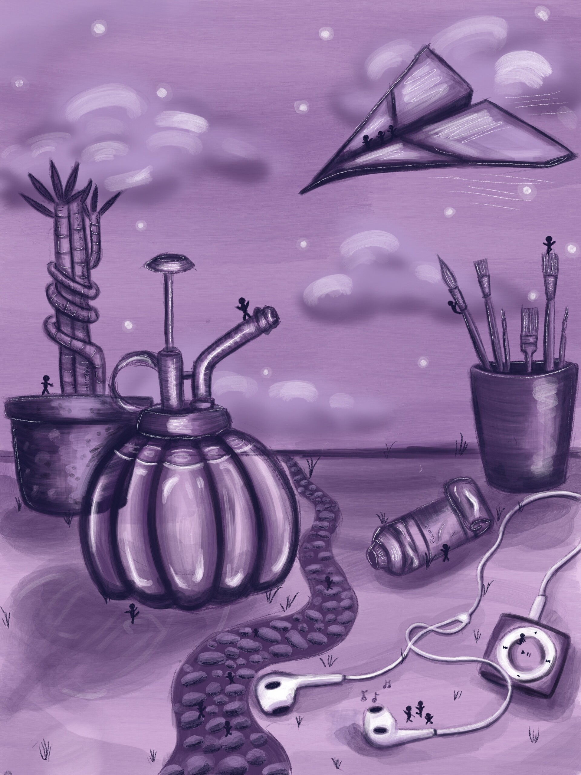 ArtStation - A Purple World