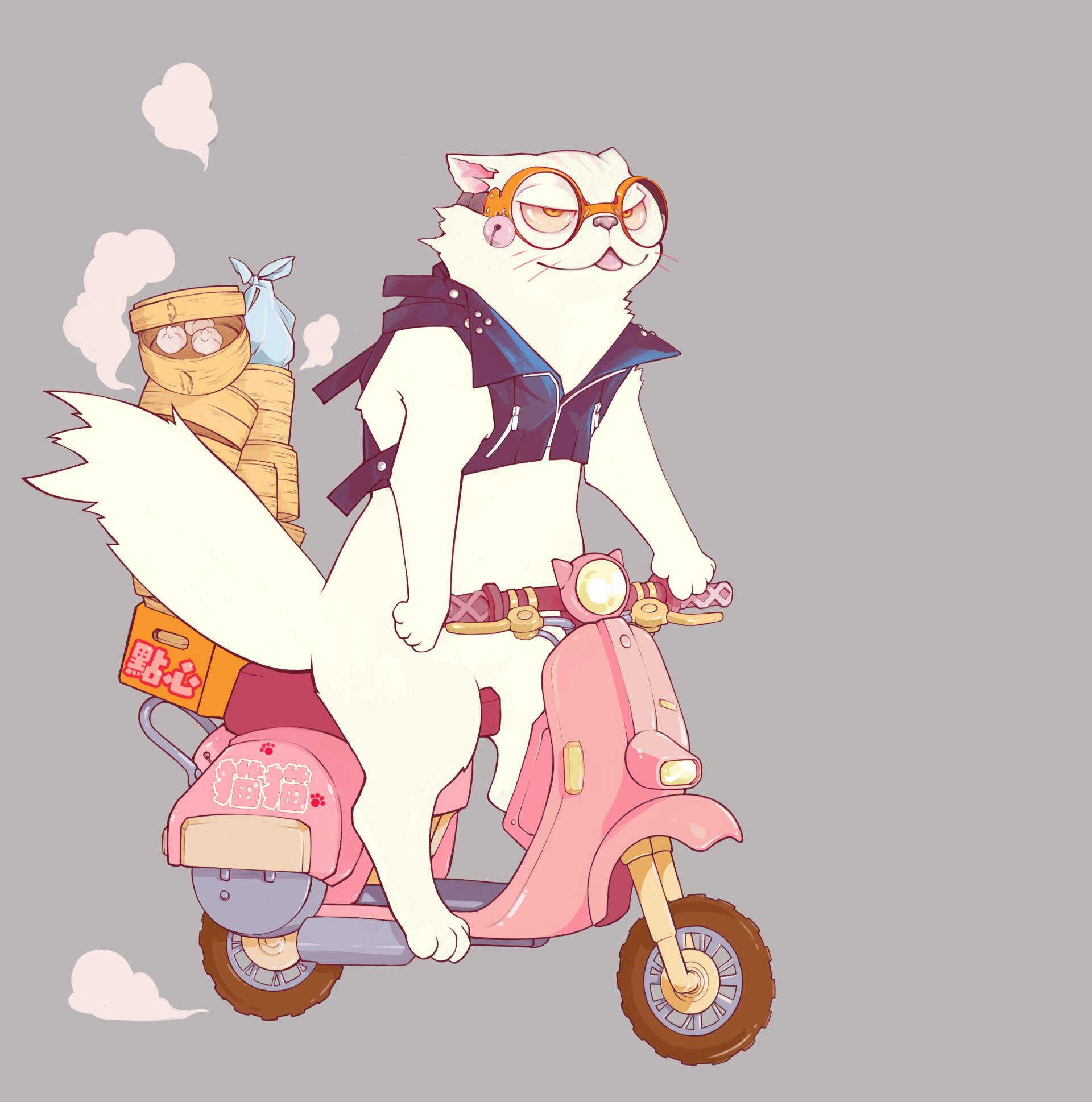 Artstation Anthropomorphic Cats Cartoon Character Design