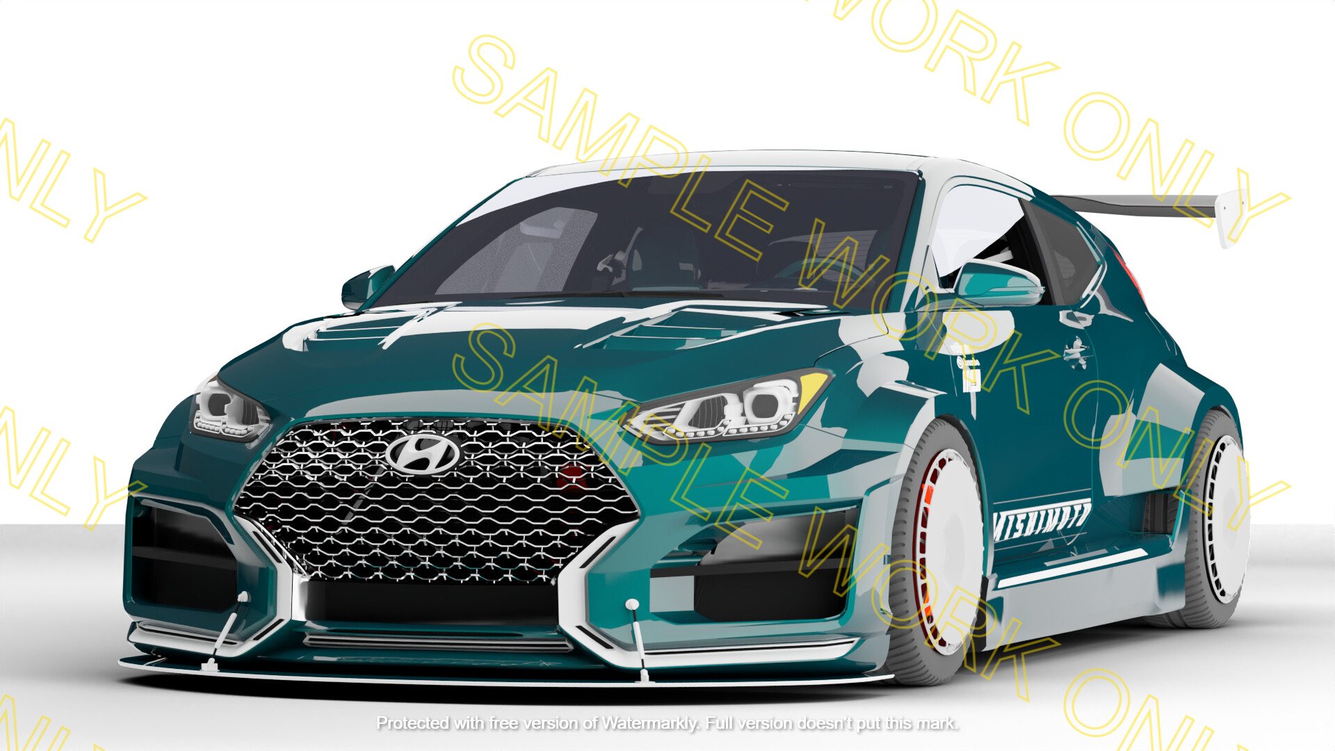 ArtStation - Hyundai Veloster Modification