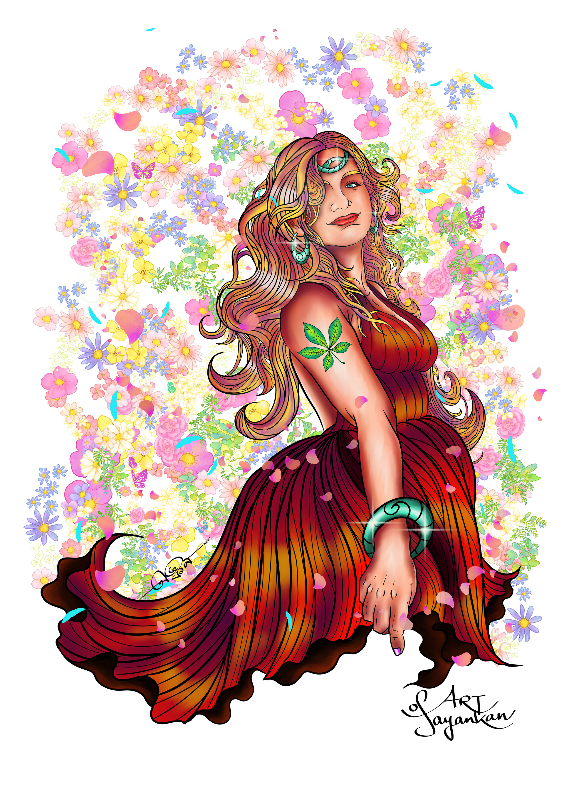 ArtStation - Flower-dancer