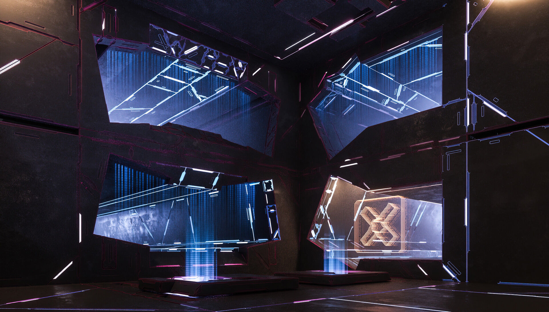 ArtStation - Science-Fiction Panel Tool/ Sidefx Houdini