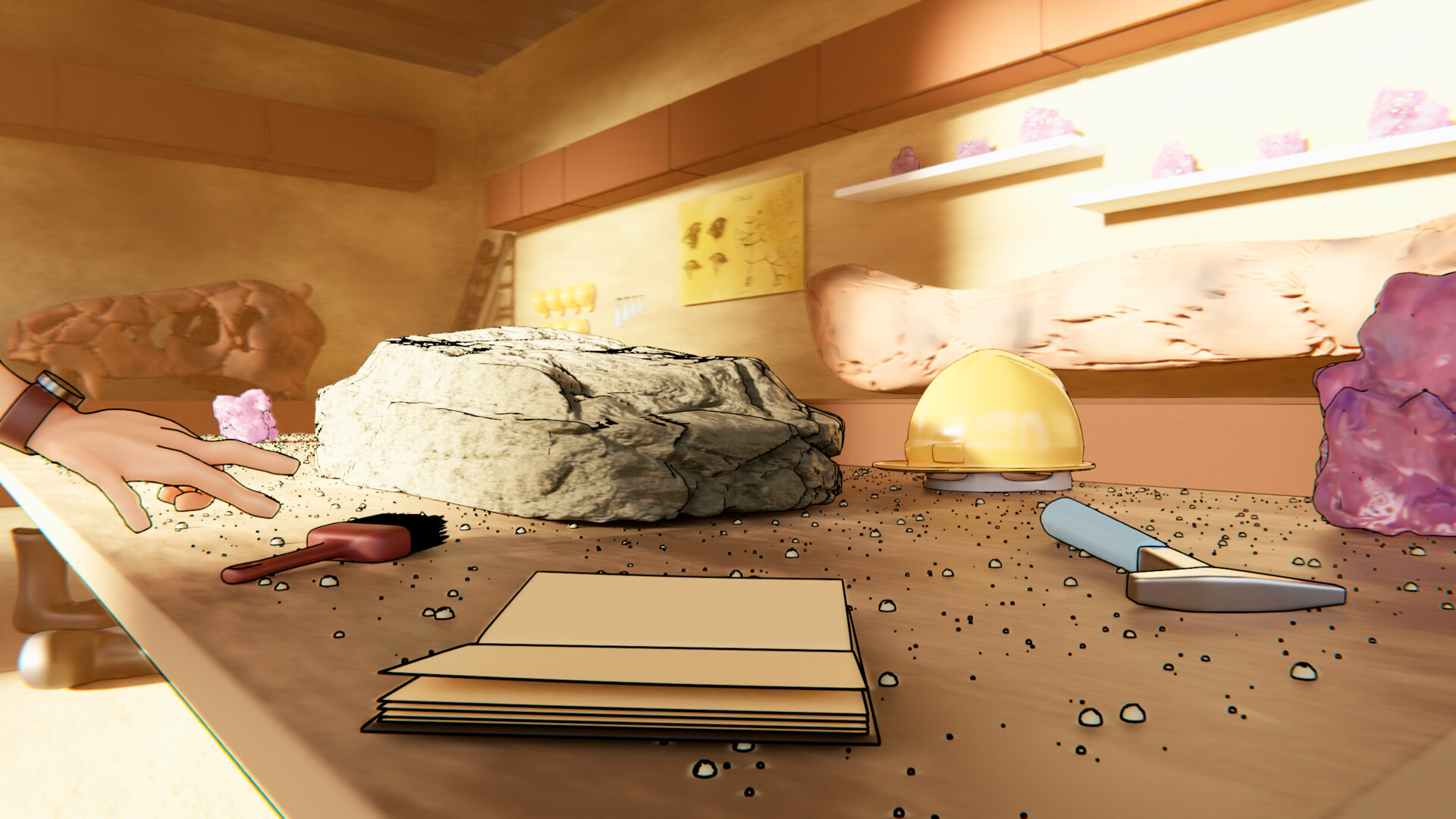 ArtStation - Laboratory of geology and paleontology