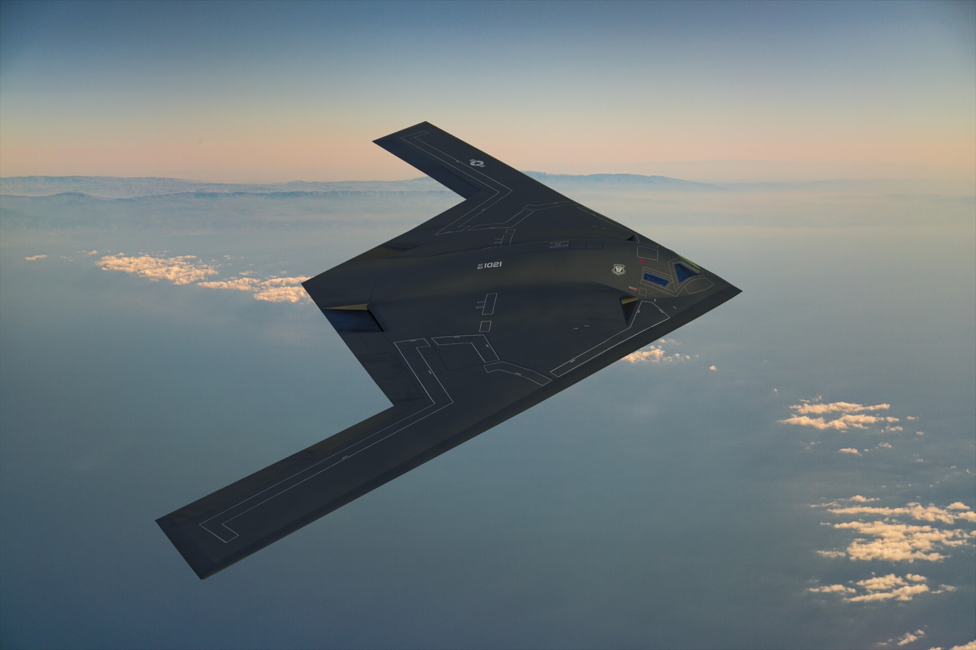 Tim Samedov - B-21 Raider bomber 3D model