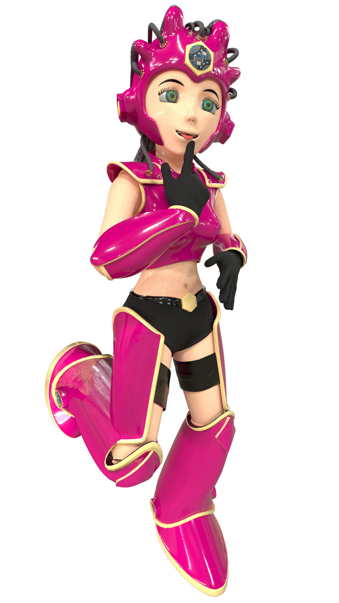 ArtStation - MEGAM - A Menina Android!