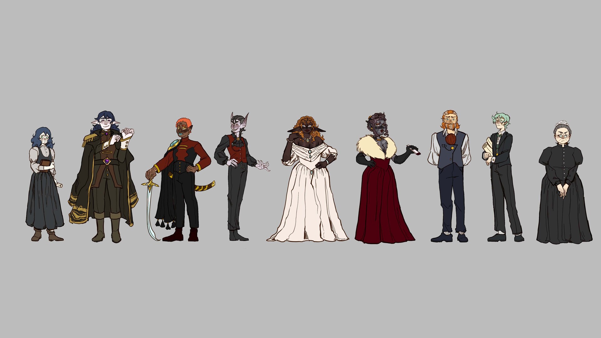 ArtStation - Etherium Character spread