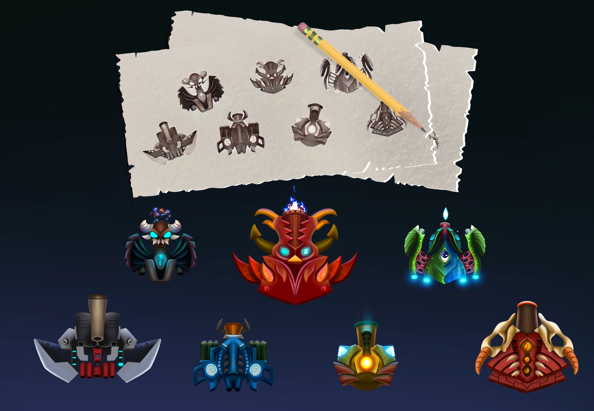 ArtStation - Underwater guns